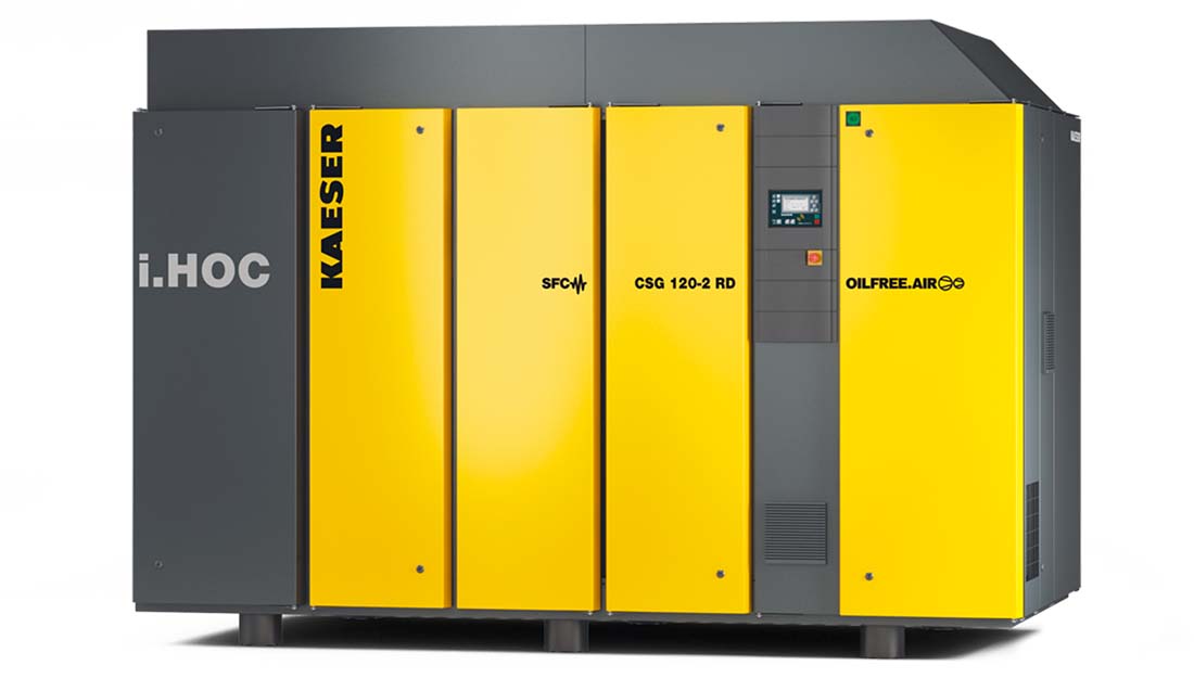 Oil-free compression compressors with integrated i.HOC dryer - KAESER ...
