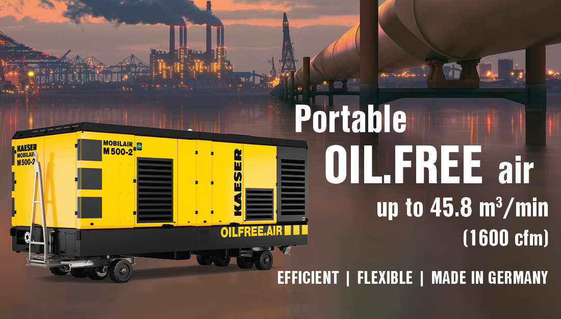 Discover the M500-2 large portable oil-free compressor - KAESER ...